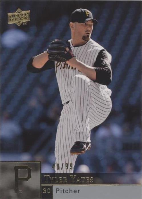 2009 Upper Deck - Tyler Yates #823 Gold /99 for sale online | eBay