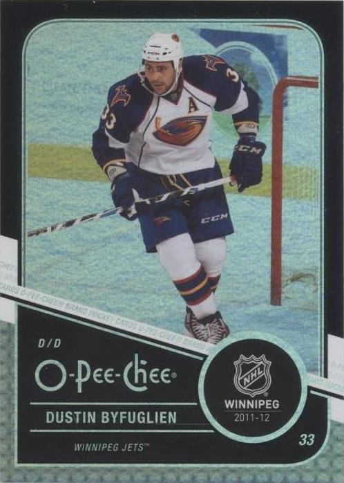 2011-12 O-Pee-Chee - Rainbow Foil Black Border #164 Dustin Byfuglien /100 for sale online | eBay