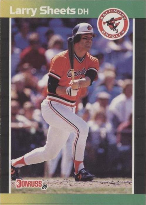 1989 Donruss - Larry Sheets #333 *Denotes Next to PERFORMANCE for sale ...