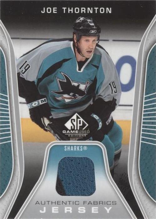 2006-07 SP Game Used Edition - Authentic Fabrics Jersey #AF-JT Joe ...