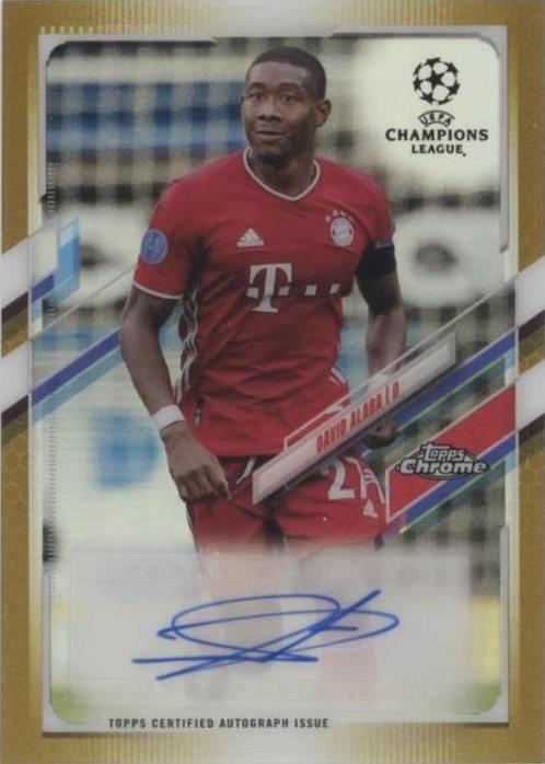 2020-21 Topps Chrome UCL - Chrome Autographs Gold Refractor #CA-DA ...