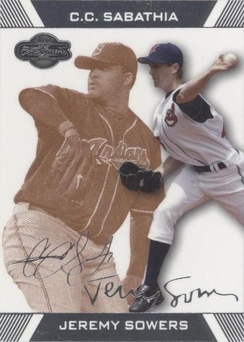2007 Topps Co-Signers - Bronze #88 C.C. Sabathia, Jeremy Sowers /275 ...