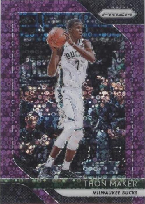 2018-19 Panini Prizm - Thon Maker #27 Fast Break Purple Prizm /75 for ...