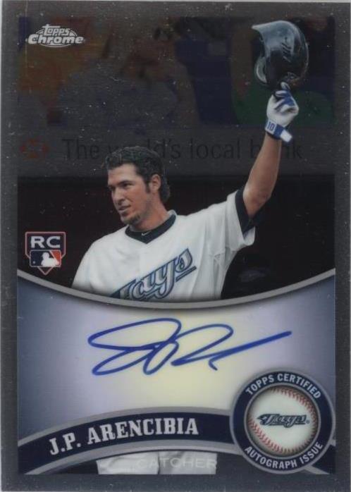 2011 Topps Chrome - J.P. Arencibia #182 Rookie Autographs (AU) for sale ...