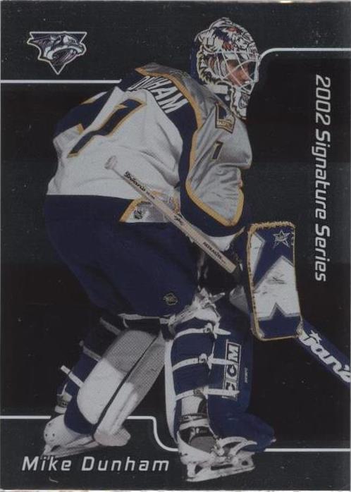 2001-02 In the Game Be A Player Signature Series - #093 Mike Dunham for ...