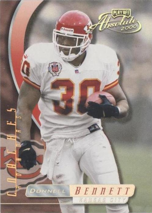 2000 Playoff Absolute - Coaches Honors #77 Donnell Bennett /300 for ...