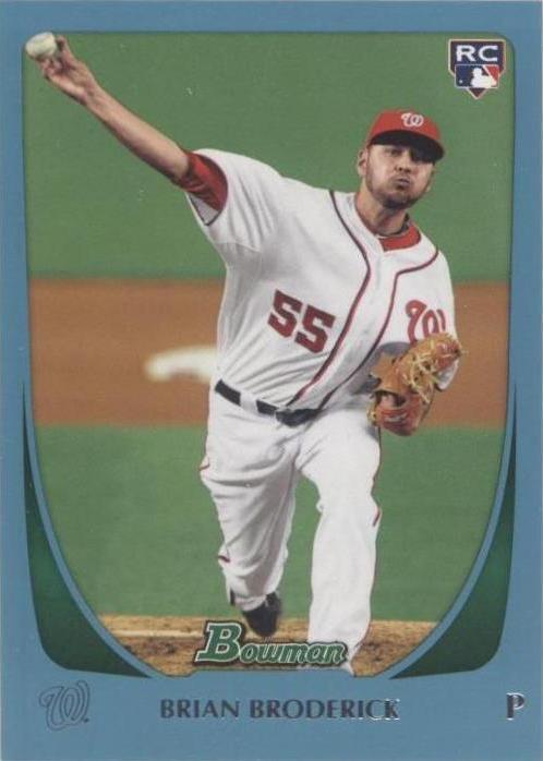 2011 Bowman Draft Picks & Prospects - Brian Broderick #8 Blue /499 (RC ...