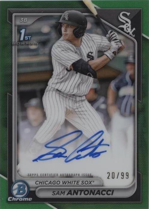 2024 Bowman Draft - Chrome Prospect Autographs Sam Antonacci #CPA-SA ...