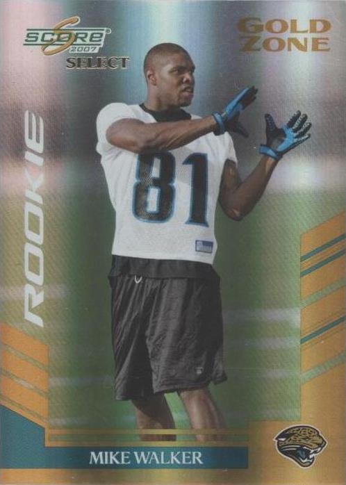 2007 Score Select - Rookie Mike Sims-Walker #345 Gold Zone /50 (RC) for ...