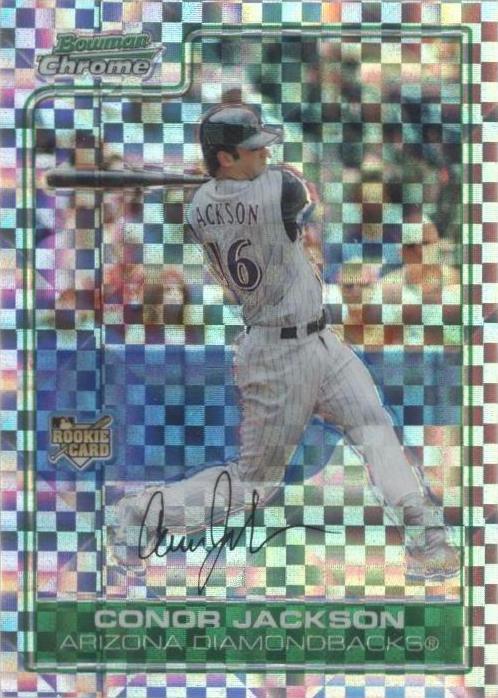 2006 Bowman Chrome - X-Fractor #212 Conor Jackson /250 for sale online ...
