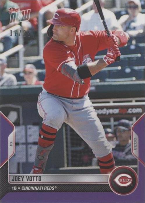 2022 Topps Now Road to Opening Day - Purple #OD-316 Joey Votto /25 for ...