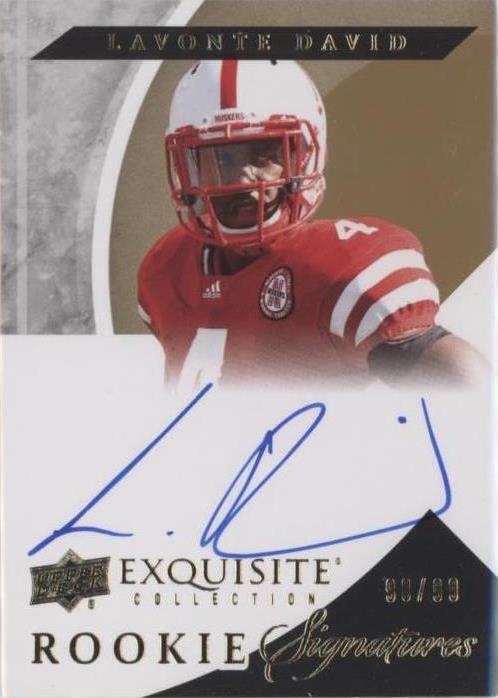 2012 Exquisite Collection - Rookie Signatures Lavonte David #85 /99 (AU ...