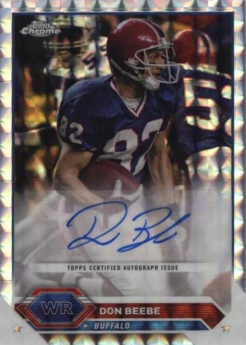 2023 Topps Composite - Topps Chrome Autographs Don Beebe #TCA-DBE ...