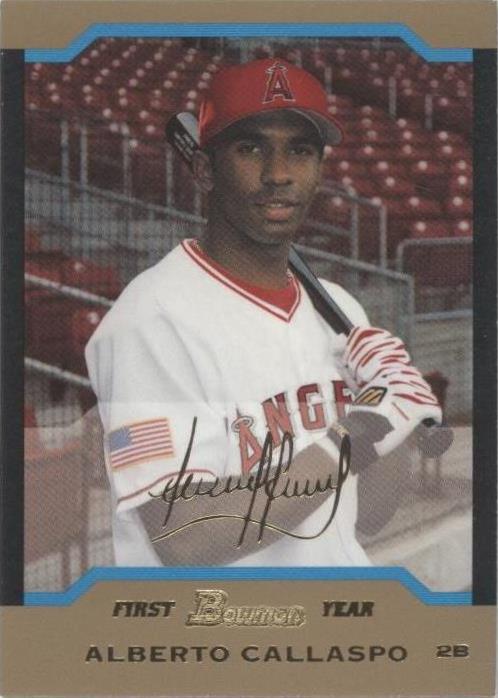 2004 Bowman - First Year Gold #176 Alberto Callaspo (RC) for sale ...