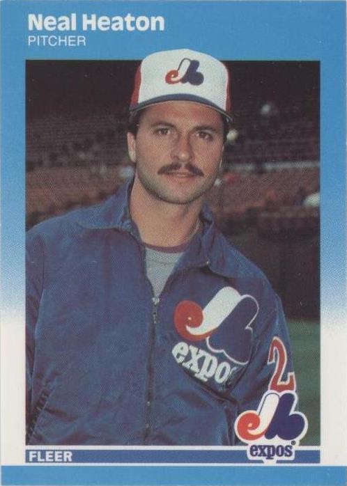 1987 Fleer Update - Collector's Edition Glossy #U-43 Neal Heaton for ...