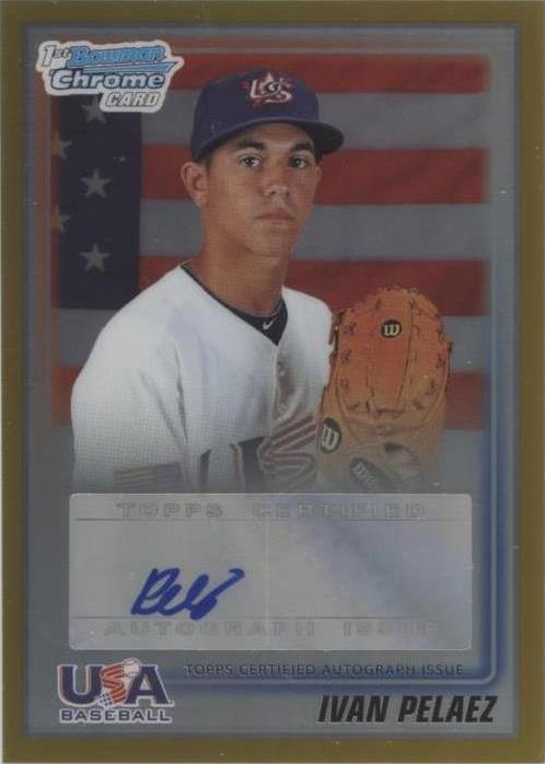 2010 Bowman Draft Picks & Prospects - USA Team Autograph Gold Refractor ...