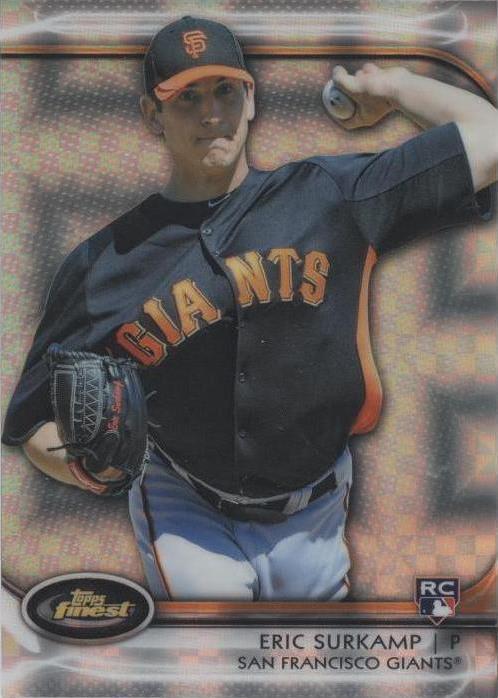 2012 Topps Finest - X-Fractor #87 Eric Surkamp (RC) for sale online | eBay