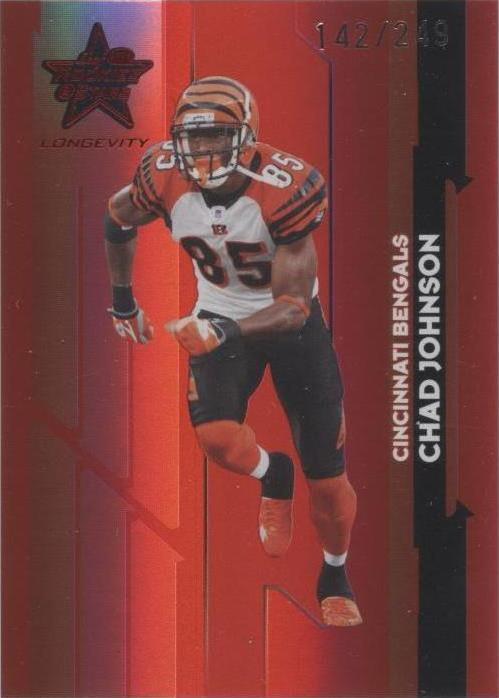 2006 Leaf Rookies & Stars Longevity - Ruby #22 Chad Johnson /249 for ...
