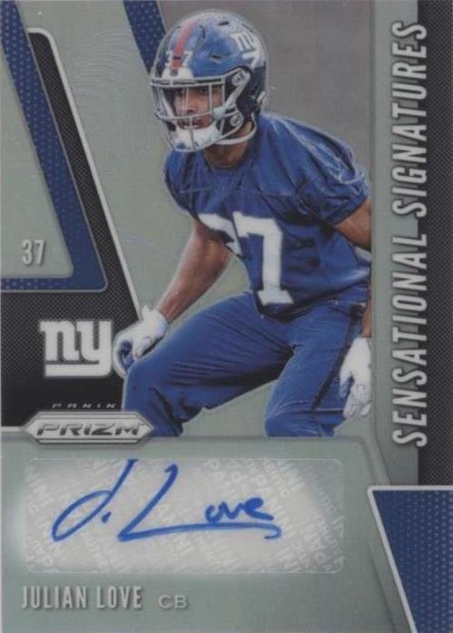2019 Panini Prizm - Sensational Signatures Julian Love #SE-JUL (AU, RC ...