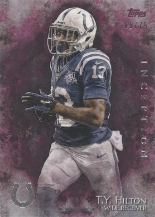 2014 Topps Inception - Magenta #29 T.Y. Hilton /75 for sale online | eBay