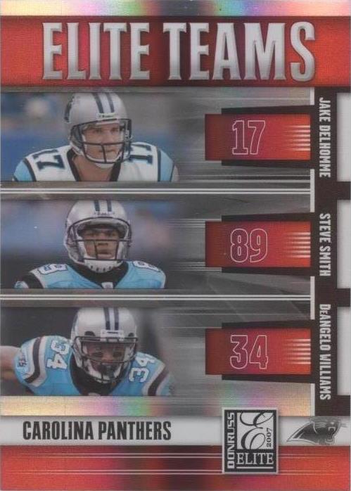 2007 Donruss Elite - Elite Teams Red #ET-5 Steve Smith, DeAngelo ...