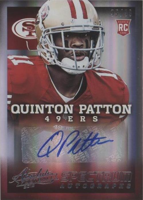 2013 Panini Absolute - Rookie Quinton Patton #175 Spectrum Silver ...
