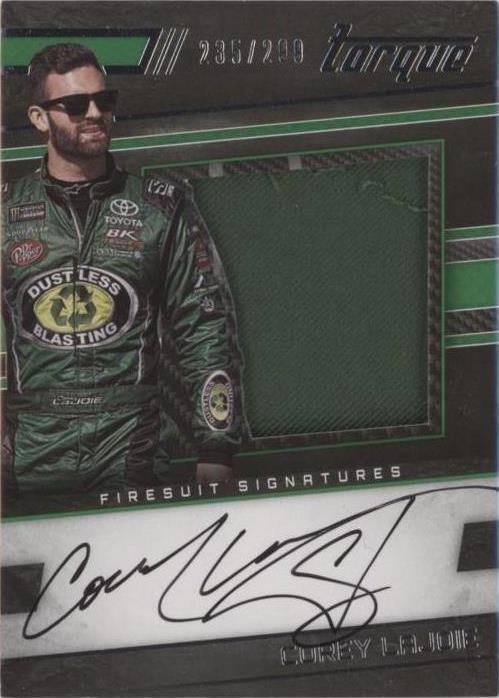2017 Panini Torque - Silhouettes Firesuit Signatures #SFS-CL Corey ...