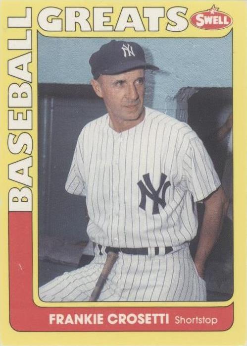 1991 Swell Baseball Greats - #20 Frank Crosetti for sale online | eBay