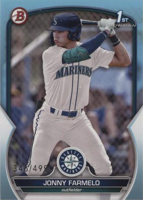 2023 Bowman Draft - Sky Blue #BD-177 Jonny Farmelo /499 (RC) for sale ...