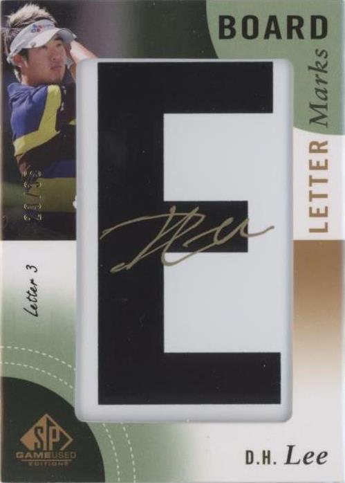 2014 SP Game Used Edition - Leaderboard Letter Marks #LL-DL D.H. Lee ...