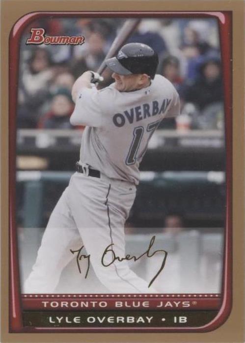 2008 Bowman - Gold #98 Lyle Overbay for sale online | eBay