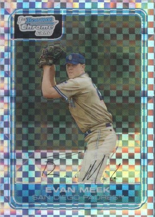 2006 Bowman Chrome - Prospects Evan Meek #BC178 X-Fractor /250 (RC) for ...