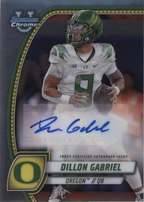 2024 Bowman University Chrome - Chrome Prospect Autographs Dillon Gabriel #PA-DGA (AU, RC) for ...