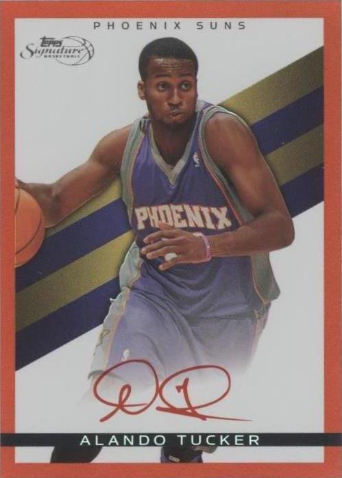 2008-09 Topps Signature - Alando Tucker #TS-ATU Red Foil Facsimile ...