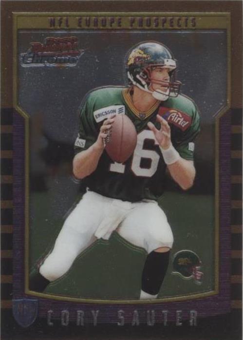 2000 Bowman Chrome - NFL Europe Prospects Cory Sauter #143 for sale ...