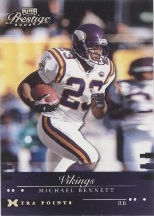 2002 Playoff Prestige - Xtra Points Purple #80 Michael Bennett /150 for ...