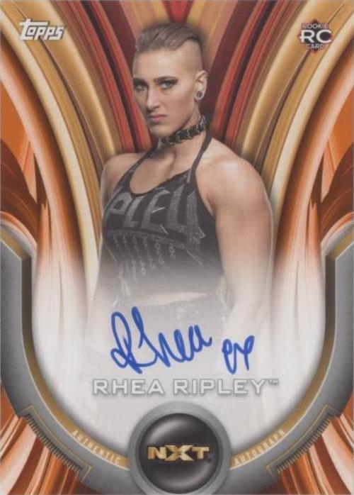 2020 Topps WWE Women's Division - Roster Autographs Orange #A-RR Rhea ...