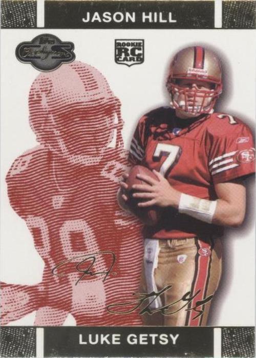 2007 Topps Co-Signers - Jason Hill, Luke Getsy #61 Red Changing Faces ...