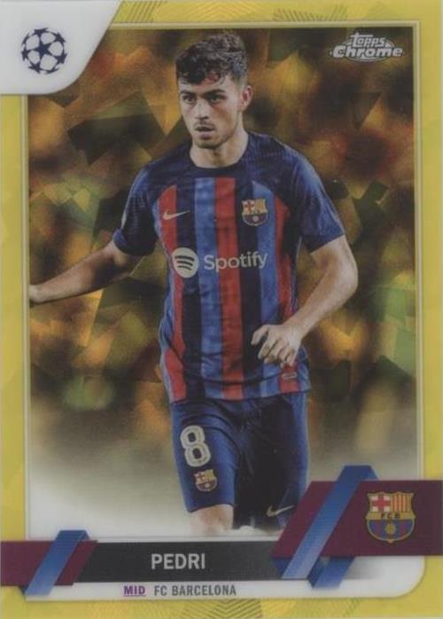 2022-23 Topps Chrome Sapphire Edition UEFA Club Competitions - Yellow ...