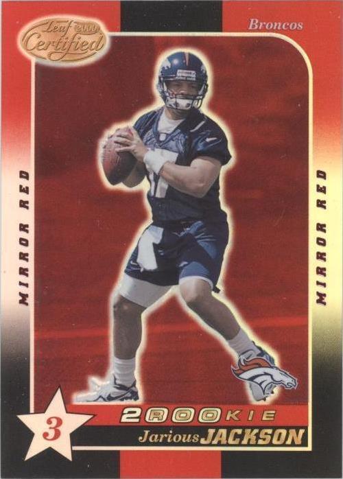 2000 Leaf Certified - Mirror Red #164 Jarious Jackson (RC) for sale ...