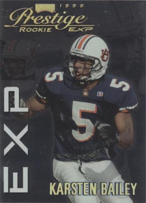 1999 Playoff Prestige EXP - Rookie Reflections Gold #EX8 Karsten Bailey ...