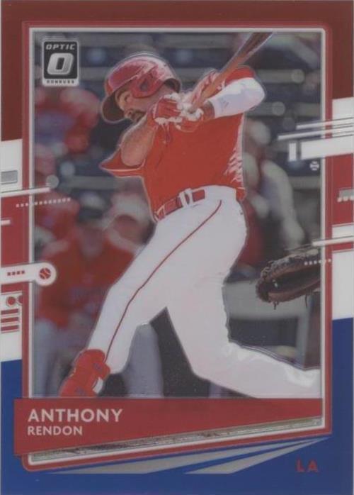 2020 Panini Donruss Optic - Anthony Rendon #155 Red White & Blue Prizm ...