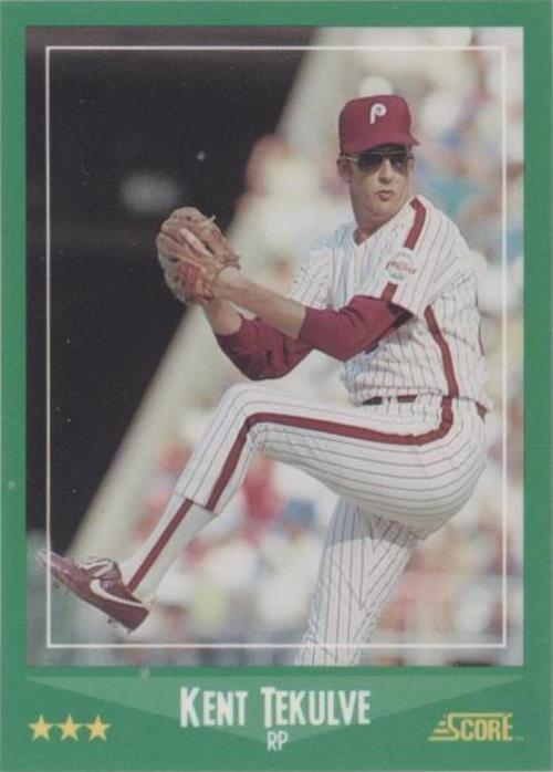 1988 Score - High Gloss #425 Kent Tekulve for sale online | eBay