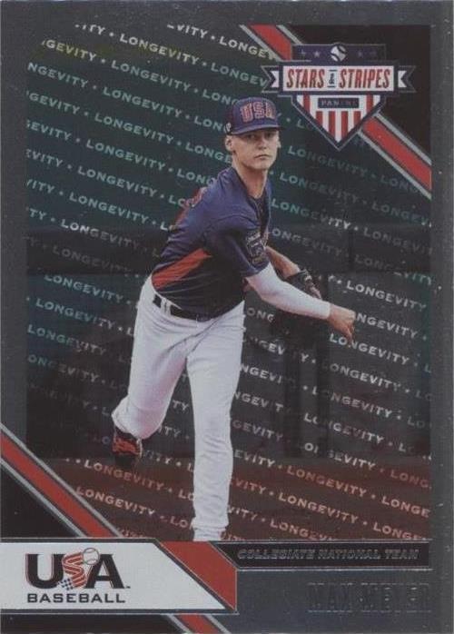 2020 Panini USA Baseball Stars & Stripes - Max Meyer #7 Longevity (RC ...