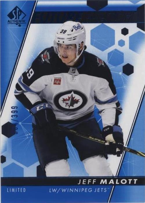 2022-23 SP Authentic - Future Watch Jeff Malott #184 Limited Blue /399 ...