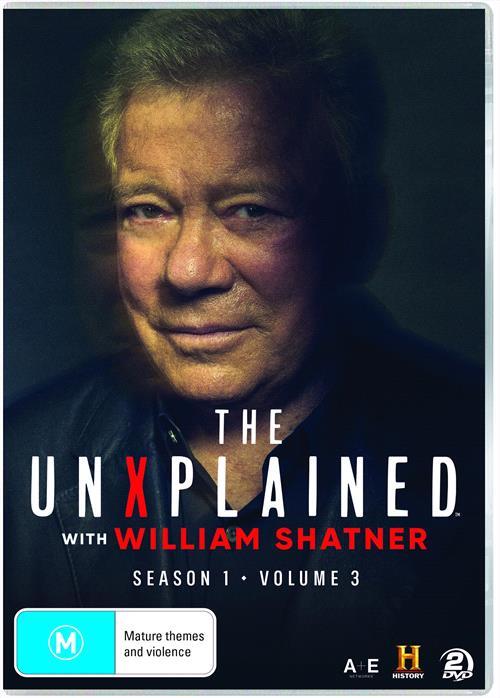 The Unexplained with William Shatner : Season 1 : Vol 3 (DVD, 2020) for ...