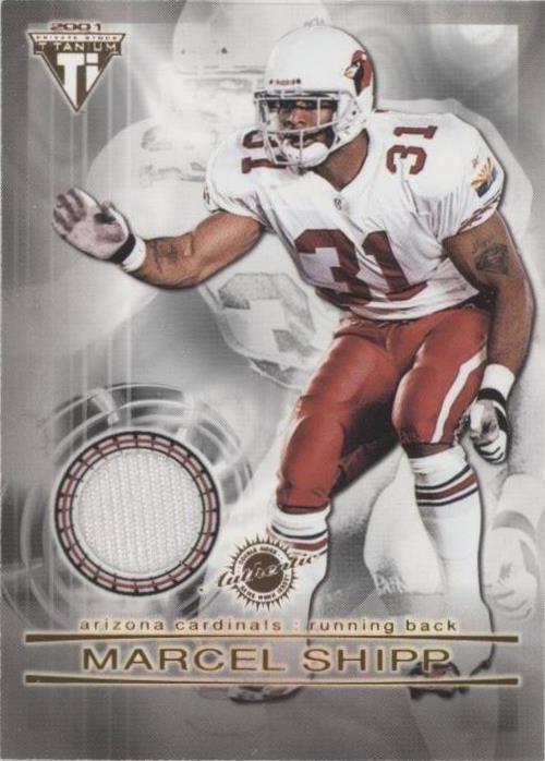 2001 Pacific Private Stock Titanium - Dual Game-Worn Jerseys #2 Marcel ...