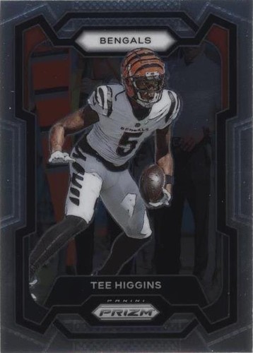 Tee Higgins Silver Prizm Die-Cut 2023 Panini Select #112 Tee Higgins Silver Prizm Die-Cut 2023 Panini Select #112