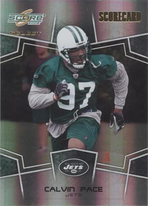 2008 Score Select - Scorecard #216 Calvin Pace /100 for sale online | eBay