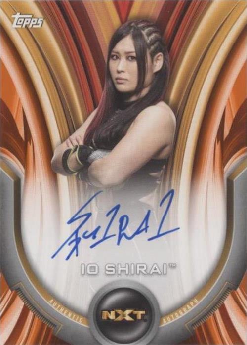 2020 Topps WWE Women's Division - Roster Autographs Orange #A-IS Io ...